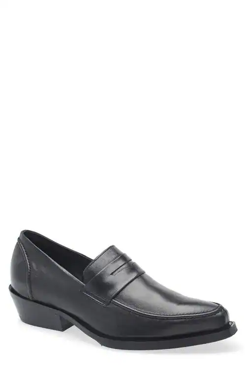 Our Legacy Cypher Penny Loafer - Sombre Satin Bovine | Editorialist